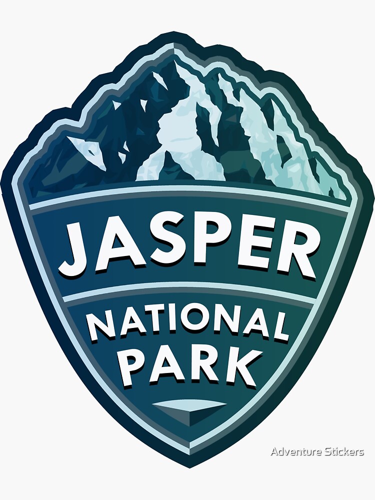 "Jasper National Park Simple" Sticker for Sale by tysonK | Redbubble