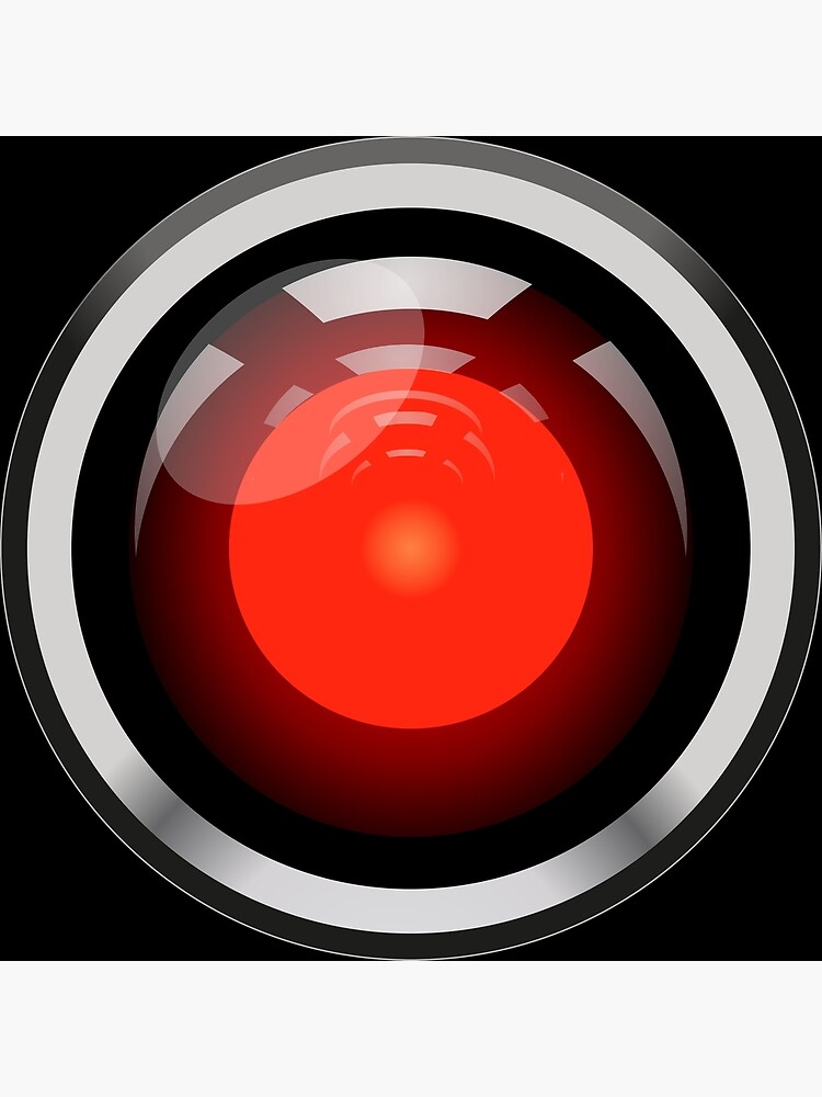 "Graphic Design "Hal 2000"" Poster for Sale by teeking86 | Redbubble