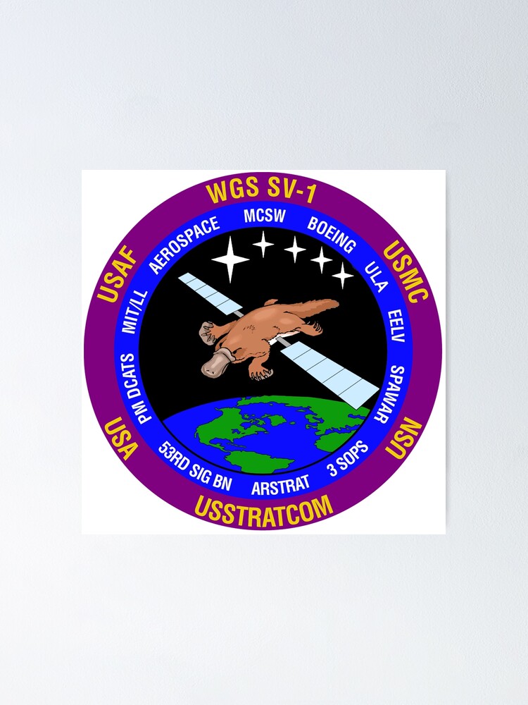 "Wideband Global SATCOM system WGS-1 Logo" Poster for Sale by ...