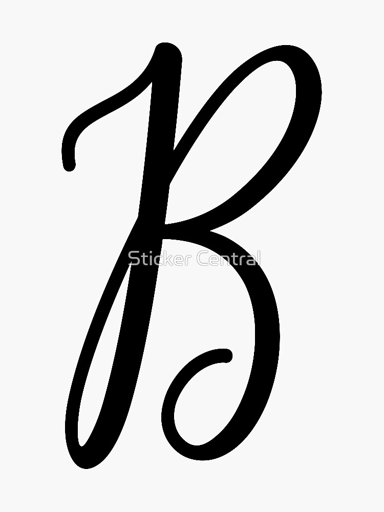 "Letter B" Sticker for Sale by Leaah321 | Redbubble