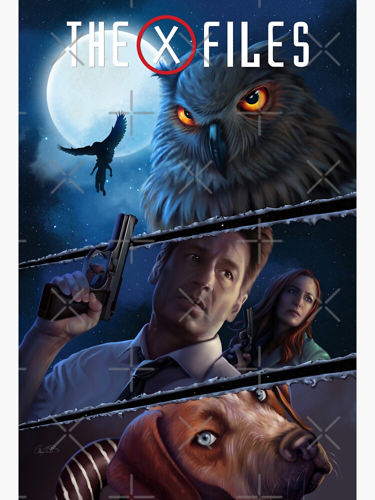 "The X-Files comic book cover- Hoot goes there? #2" Sticker for Sale by ...