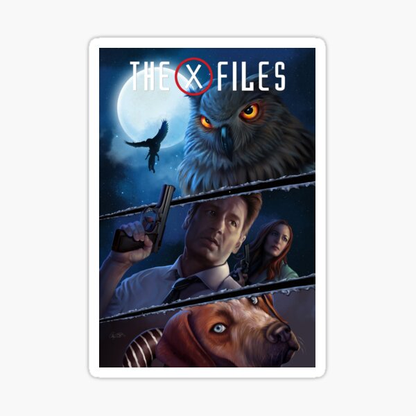 "The X-Files comic book cover- Hoot goes there? #2" Sticker for Sale by ...