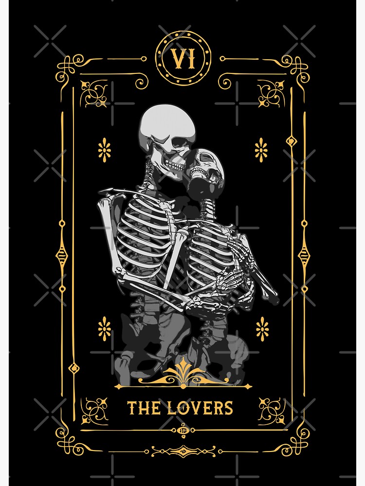 "The Lovers VI Tarot Card" Sticker for Sale by GrandeDuc | Redbubble