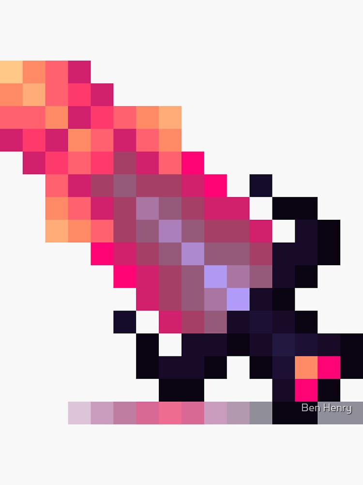 "Pixel Bloody Blade 8" Sticker for Sale by BenHenry | Redbubble