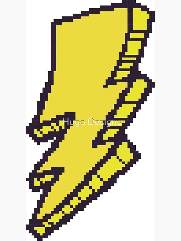 "Rayo Pixel-Art" Art Print for Sale by MagoDS | Redbubble