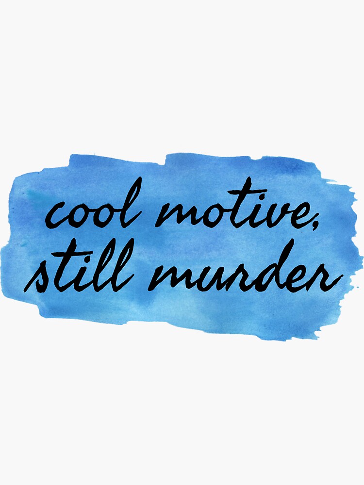 "Cool Motive Brooklyn Nine Nine B99" Sticker for Sale by fennywho ...