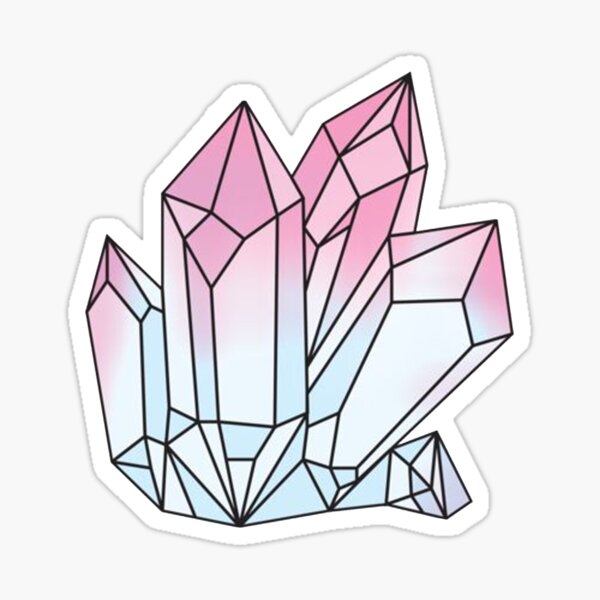 "Crystal sticker" Sticker by Leaah321 | Redbubble
