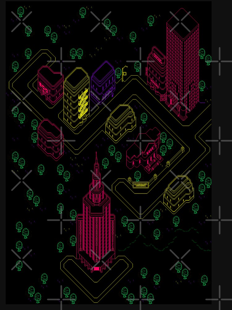 "Earthbound - Moonside Full Map" T-shirt by remembermekid | Redbubble