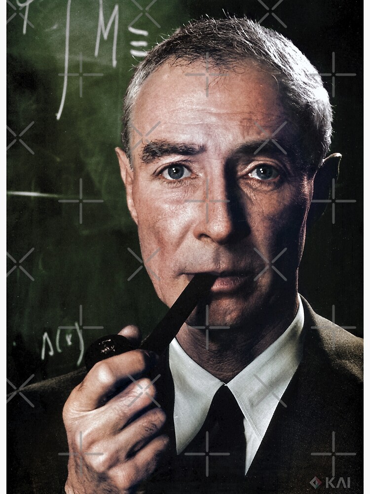 J. Robert Oppenheimer 1959 Colorized Premium Matte Vertical Poster sold ...
