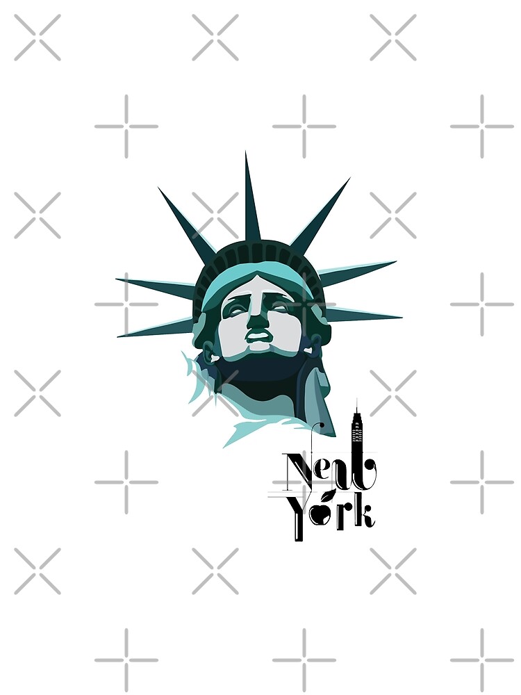 "statue of liberty,New York City,United States print t-shirt,Wall ...