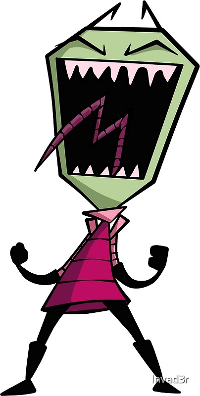 "Zim laugh " by Invad3r | Redbubble