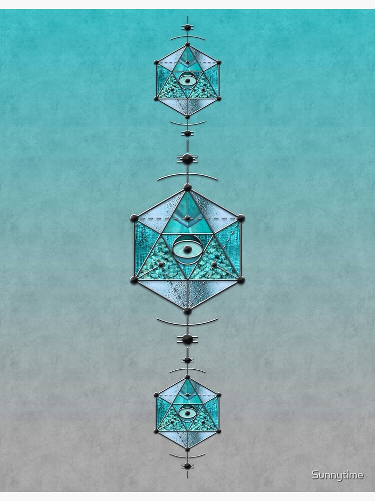 "Sacred Geometry Eye Of Protection" Art Print by Sunnytime | Redbubble