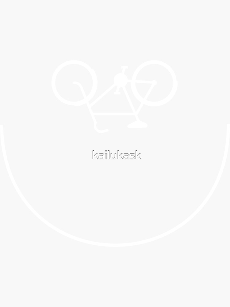 "Smile bike face" Sticker for Sale by kailukask | Redbubble