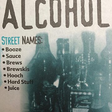 "Alcohol: street names" Greeting Card for Sale by pRick1963 | Redbubble