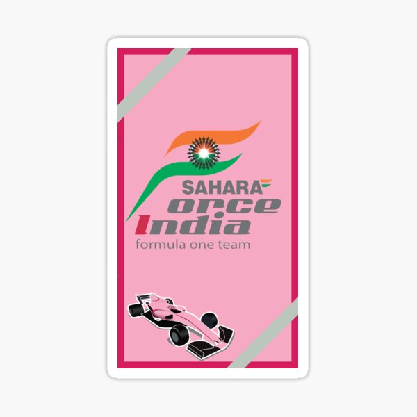 "Force India F1 Team" Sticker for Sale by F1Dynamics | Redbubble