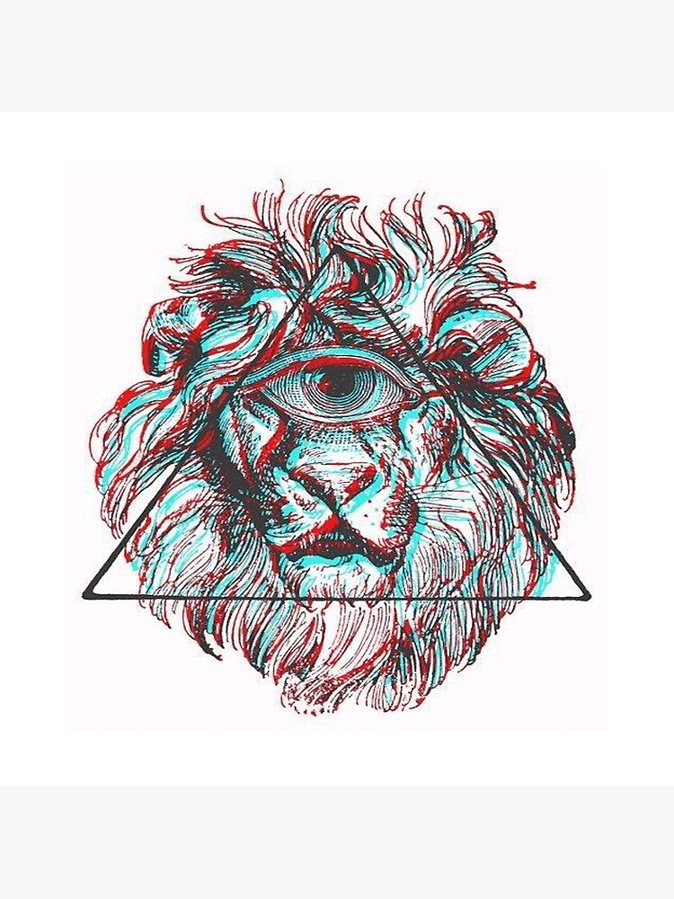 "Trippy Dippy Lions" Poster by Mousey22 | Redbubble
