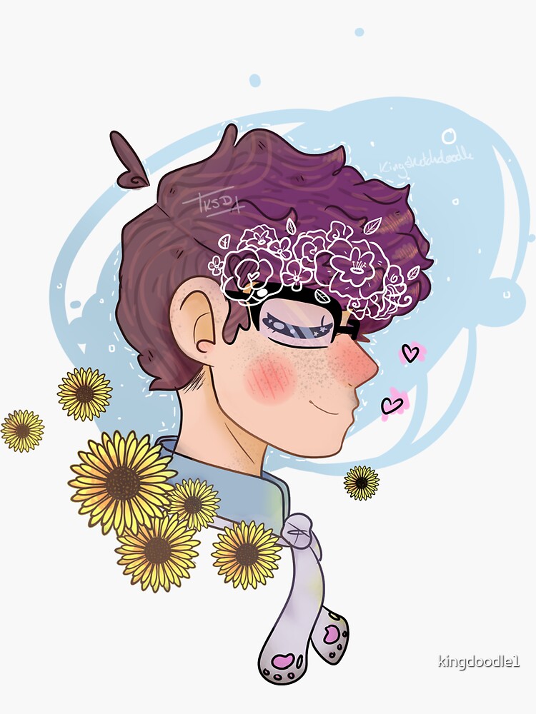 "Flower Patton" Sticker for Sale by kingdoodle1 | Redbubble