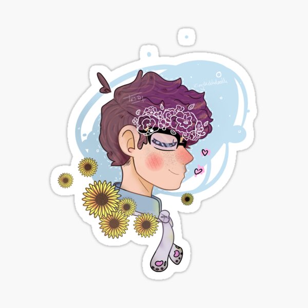 "Flower Patton" Sticker for Sale by kingdoodle1 | Redbubble