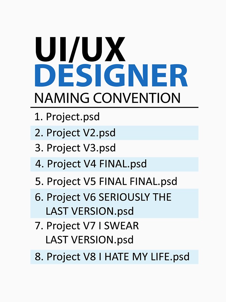 "Funny UI/UX Designer t shirt, mug, and sticker" T-shirt for Sale by ...