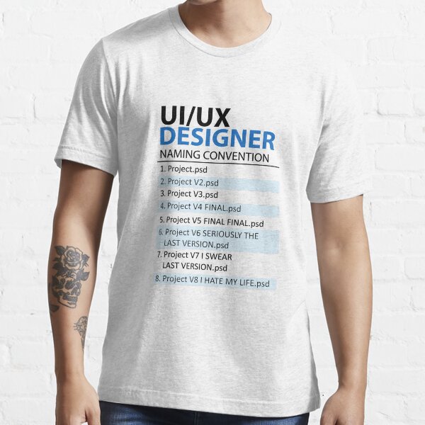 "Funny UI/UX Designer t shirt, mug, and sticker" T-shirt for Sale by ...