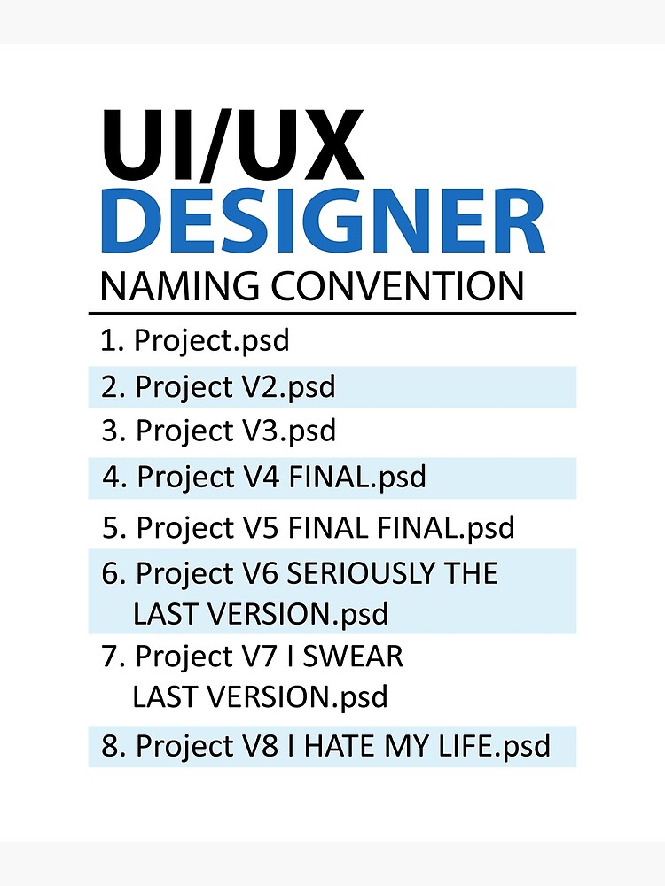 Poster for Sale avec l'œuvre « Funny UI / UX Designer t-shirt, tasse et ...