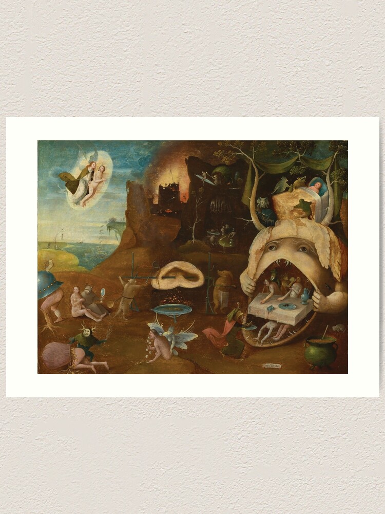 "The Vision of Tundale - Follower of Hieronymus Bosch" Art Print for ...