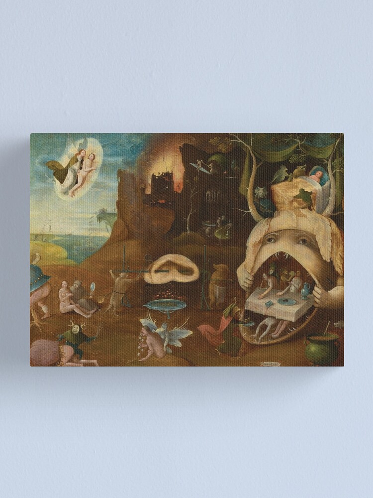 "The Vision of Tundale - Follower of Hieronymus Bosch" Canvas Print for ...