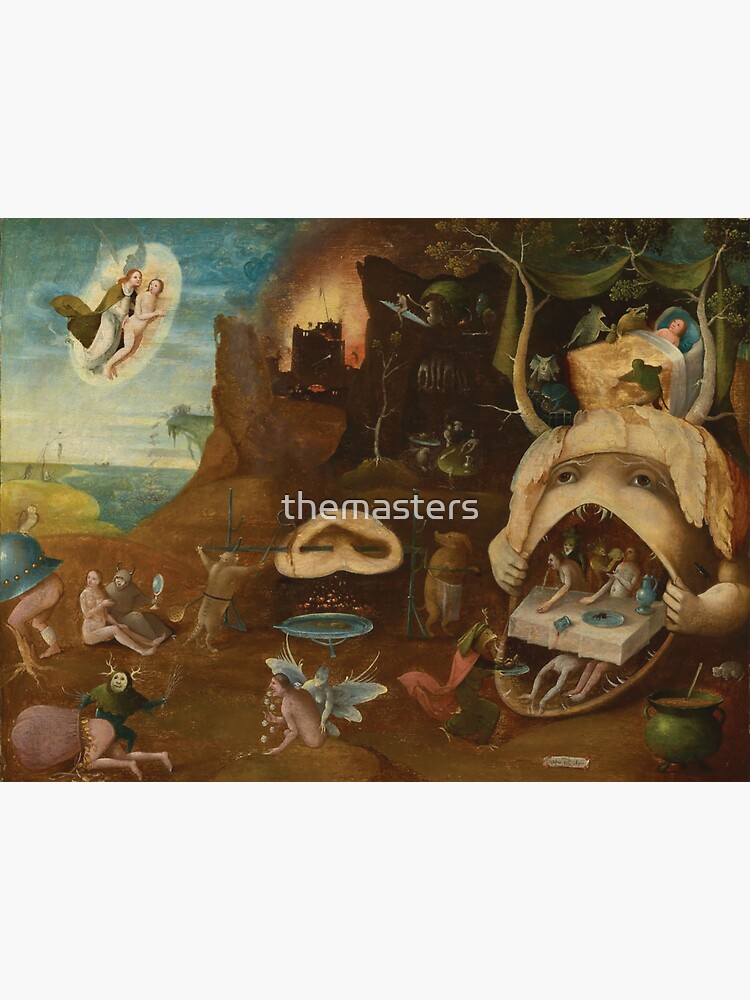 "The Vision of Tundale - Follower of Hieronymus Bosch" Sticker for Sale ...