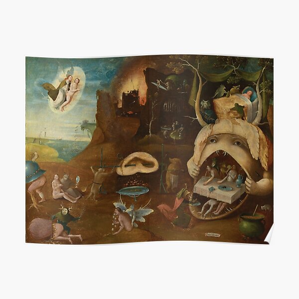 "The Vision of Tundale - Follower of Hieronymus Bosch" Poster for Sale ...