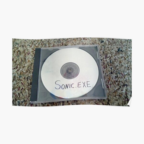 "SONIC.EXE Original Disk - Creepypasta" Poster for Sale by DaniBlueFox ...