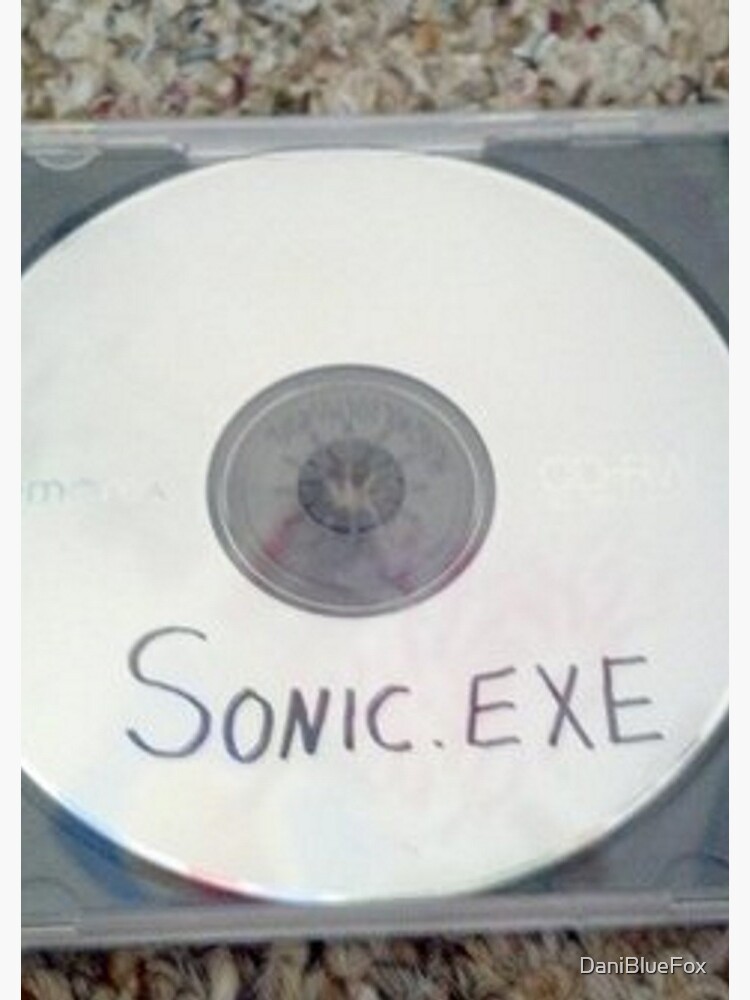 "SONIC.EXE Original Disk - Creepypasta" Spiral Notebook by DaniBlueFox ...