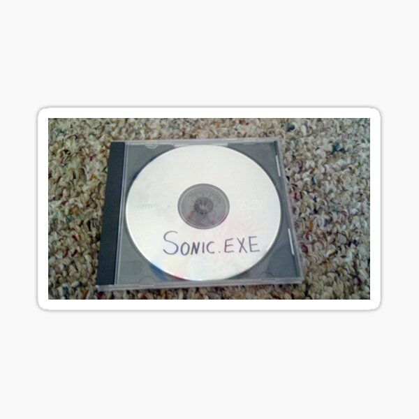 "SONIC.EXE Original Disk - Creepypasta" Sticker for Sale by DaniBlueFox ...