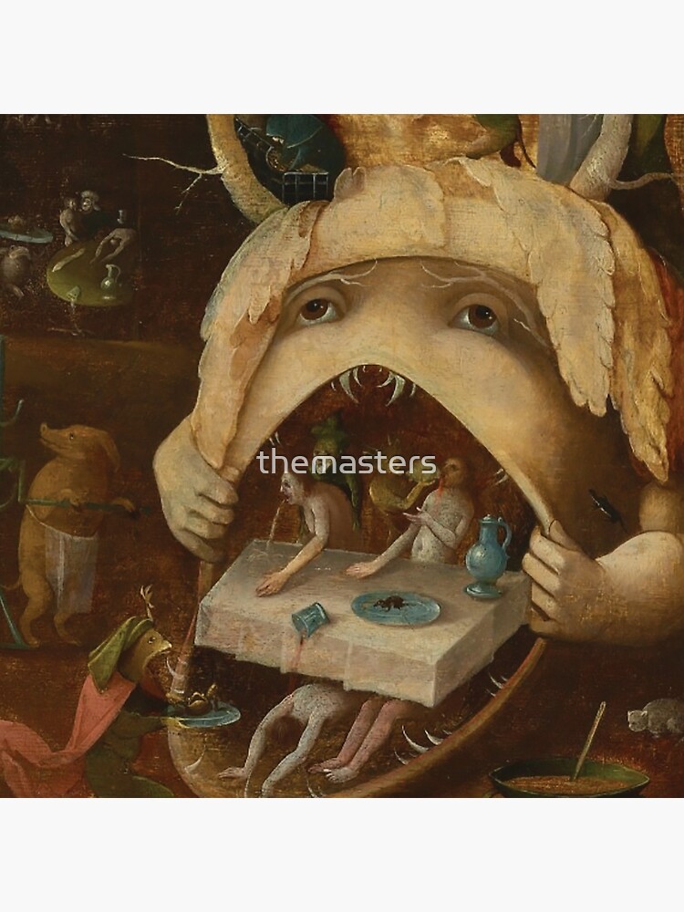 "The Vision of Tundale - Follower of Hieronymus Bosch" Throw Pillow for ...