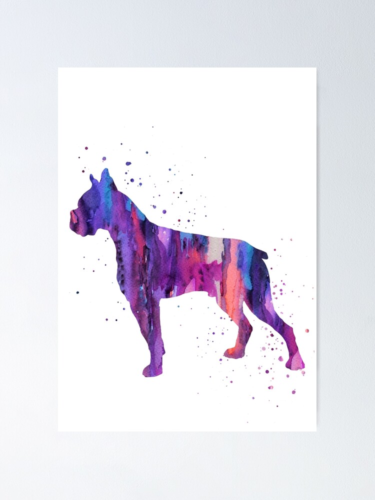 "Boxer, boxer dog" Poster by Rosaliartbook | Redbubble