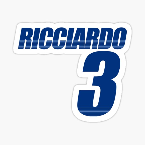 "Daniel Ricciardo #3 - RIC3" Sticker for Sale by FormulaFans | Redbubble