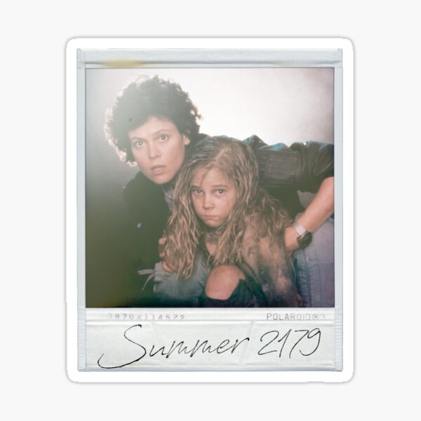 "Aliens - Summer 2179" Sticker by Bukimon | Redbubble