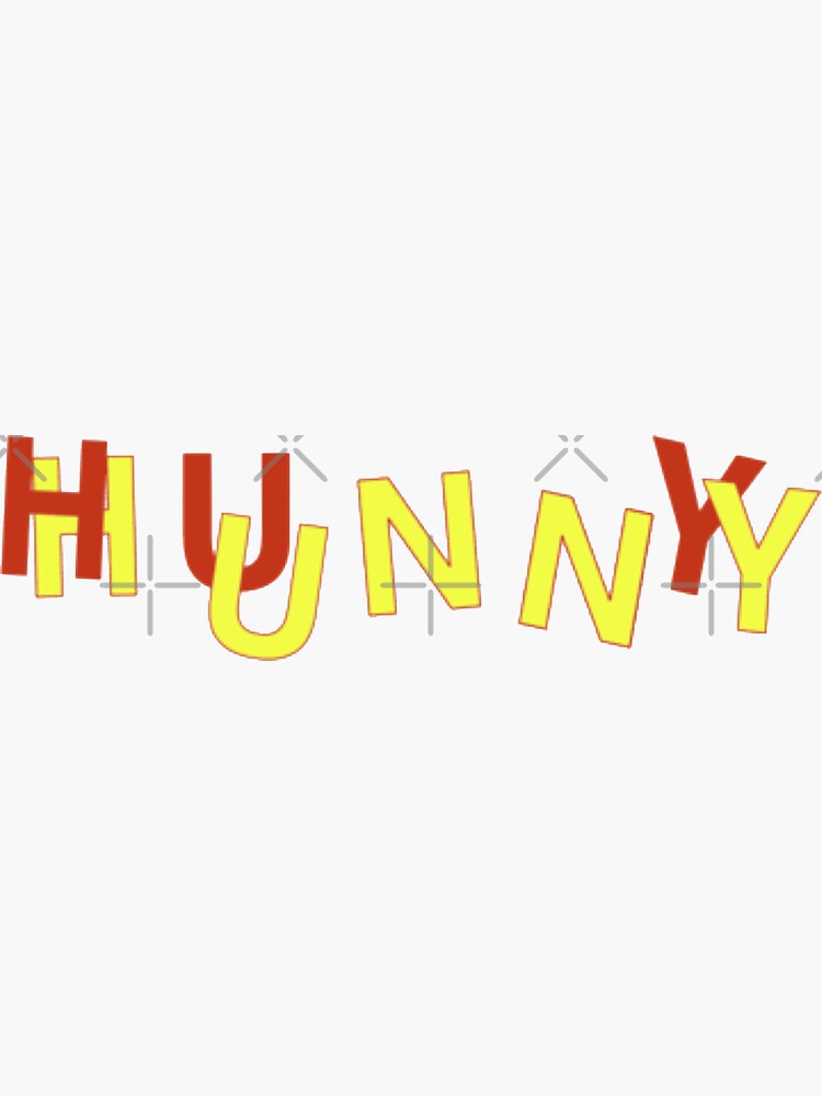 "hunny logo" Sticker by hlncxiiiv | Redbubble