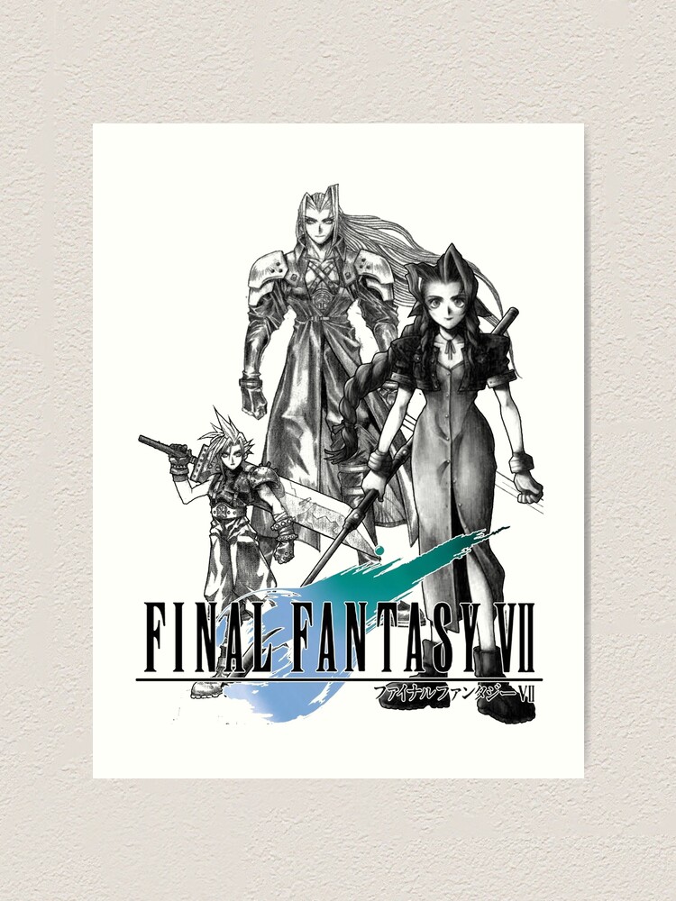 "Final Fantasy VII Concept Art" Art Print for Sale by HCR-VA | Redbubble