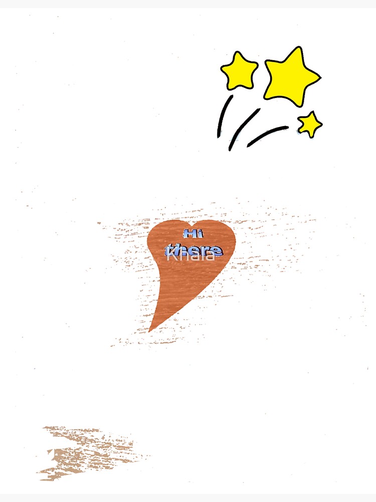 "Cute Hi sticker " Sticker for Sale by Khala | Redbubble