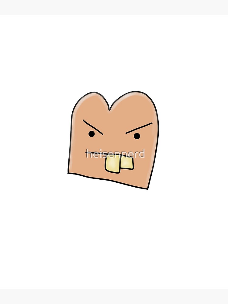 "angry toast food breakfast face" Poster for Sale by heisennerd | Redbubble