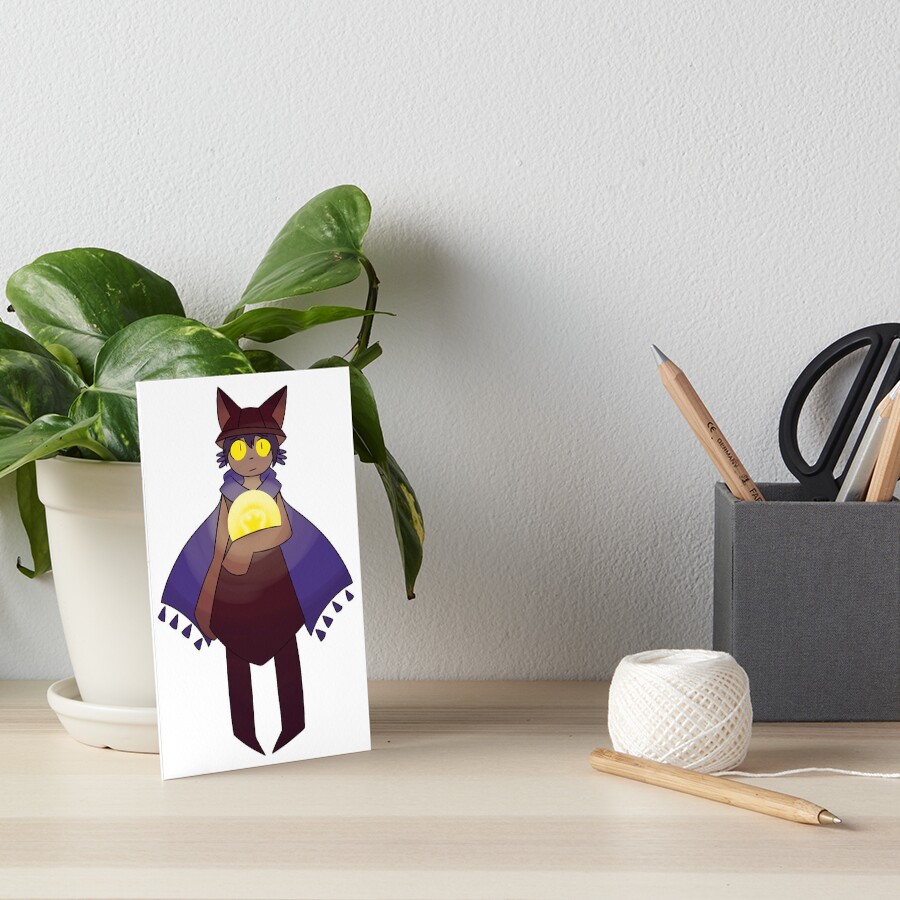 "Oneshot - Niko Holding The Sun" Art Board Print for Sale by Snarp ...