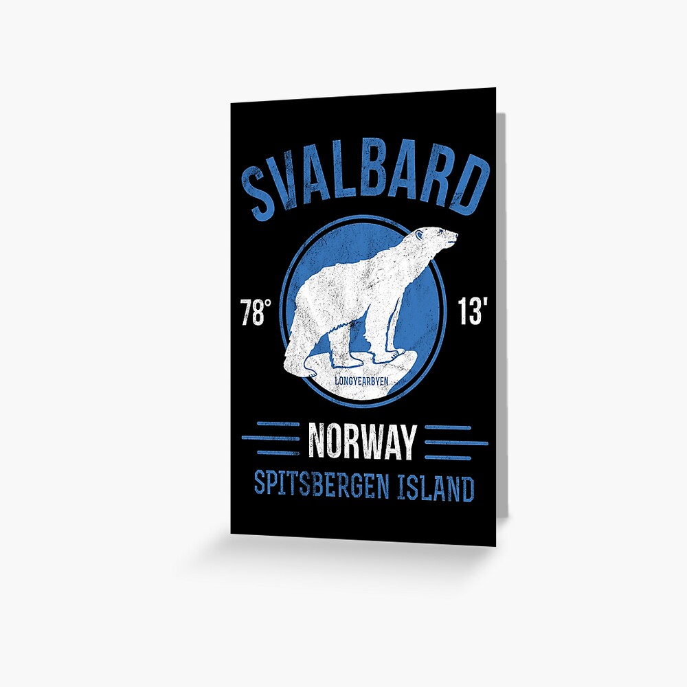 "Svalbard Polar Bear - Longyearbyen Norway" Greeting Card by ...
