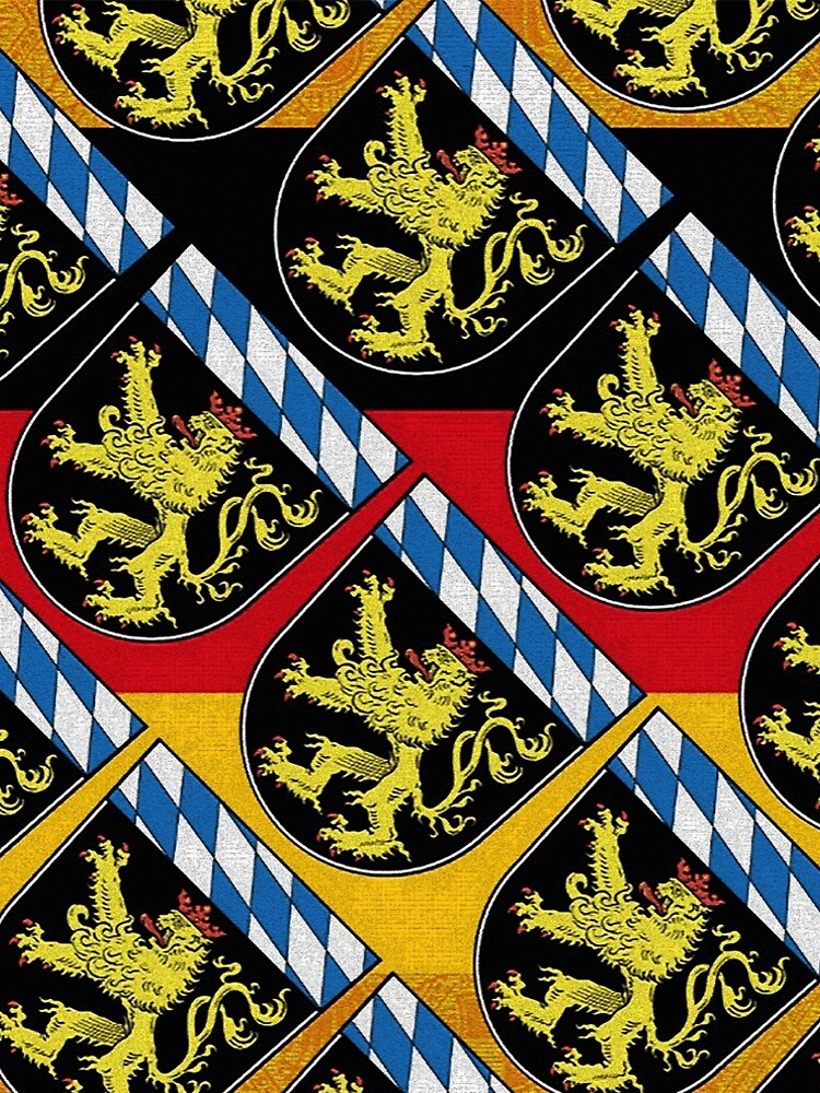 "Bavarian Lions with Blue and white lozenges pattern of Bavaria " A ...