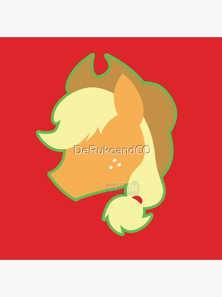 "MLP Minimalist chibi Applejack" Poster by DeRukoandCO | Redbubble