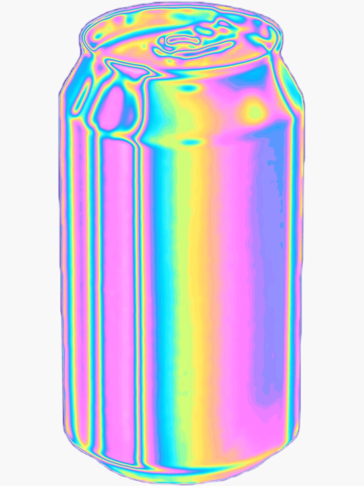 "Colorful Can" Sticker by dinaaaaaah | Redbubble