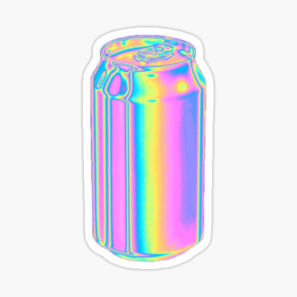 "Colorful Can" Sticker by dinaaaaaah | Redbubble