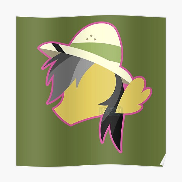 "MLP Minimalist chibi Daring Do" Poster by DeRukoandCO | Redbubble