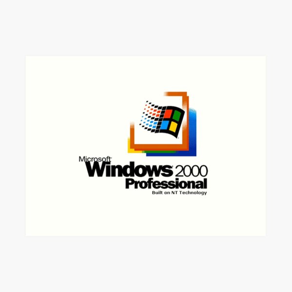"Windows 2000 Startup" Art Print for Sale by bery- | Redbubble