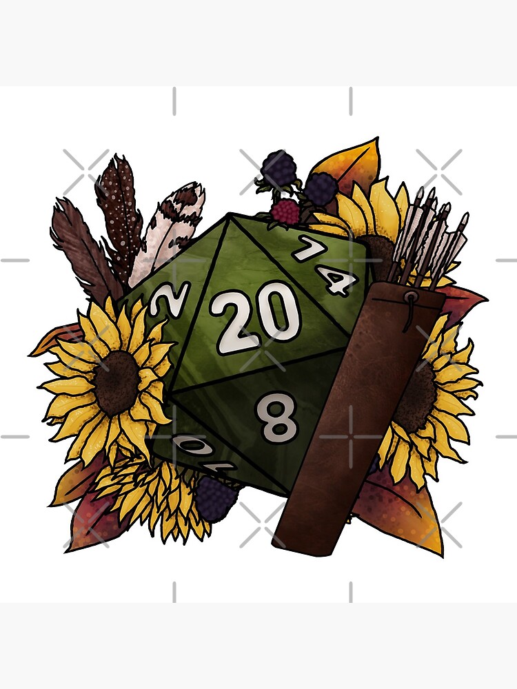 "Ranger Class D20 - Tabletop Gaming Dice" Photographic Print for Sale ...