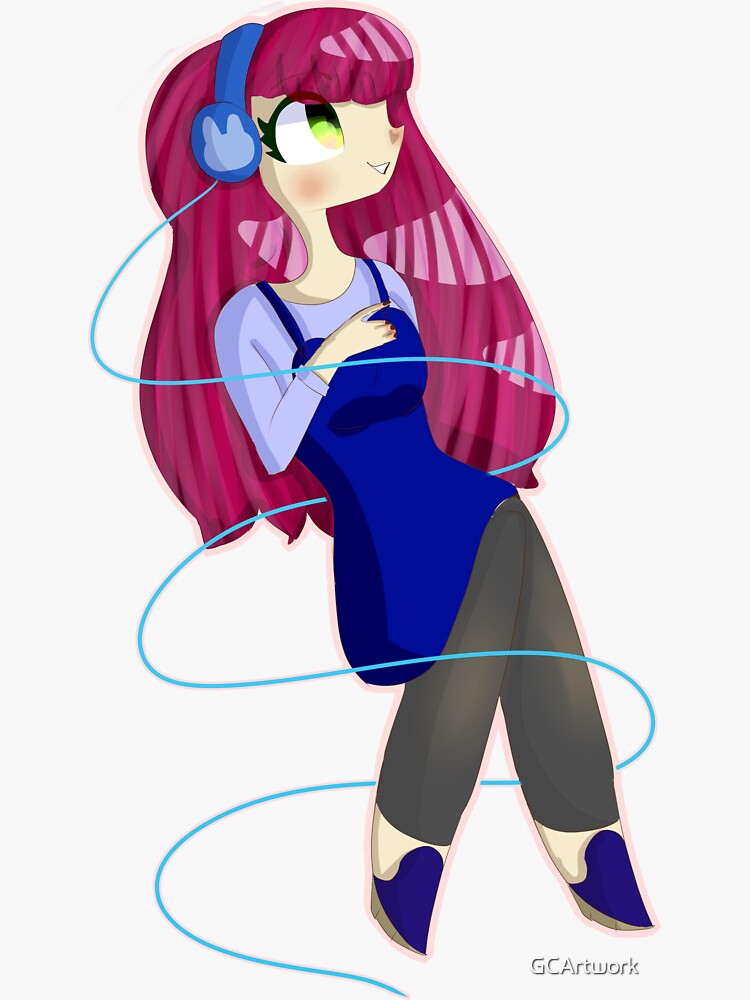 "headphone wire" Sticker by GCArtwork | Redbubble